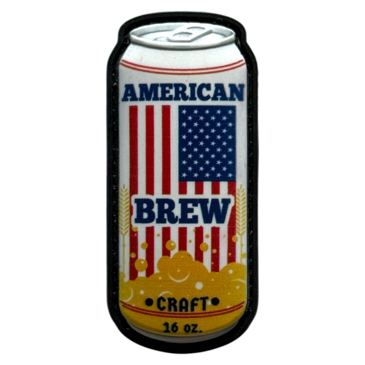 American Brew Can PVC Patch | Art Patches USA – ARTPATCHES