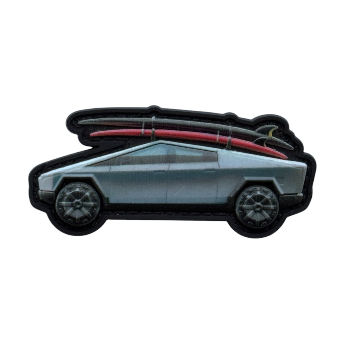 Cybertruck PVC Morale Patch - Top-Quality Hook And Loop Patches ...